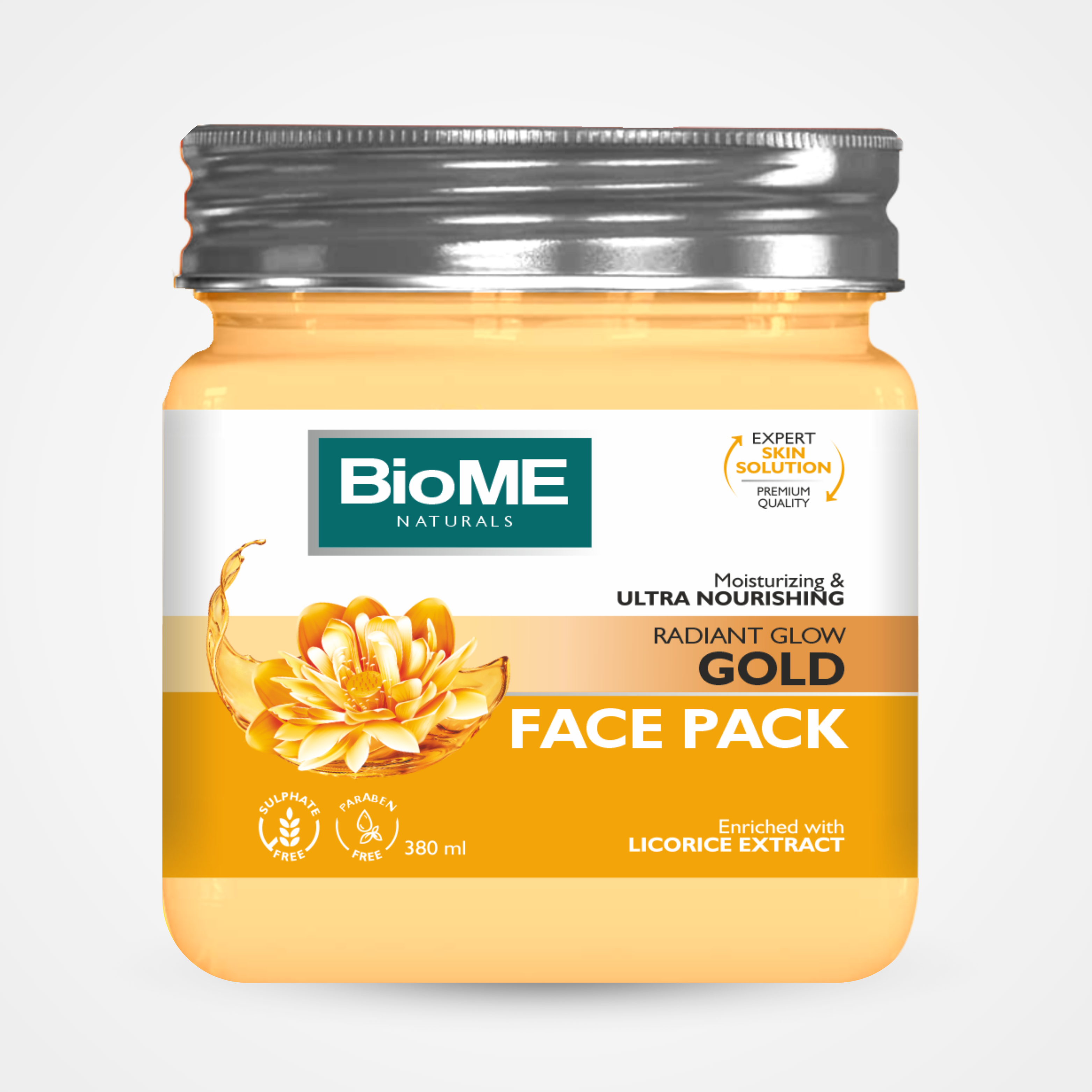 GOLD FACE PACK - 380ml – Meena Elements