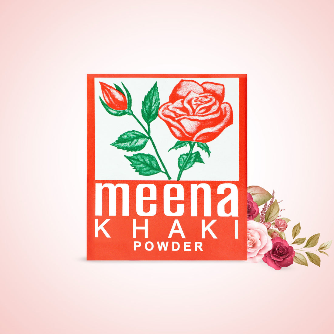 Meena Khaki Powder Rose | Face Powder for Oily Skin – Meena Elements